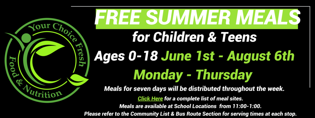 Your Choice Fresh • Menus